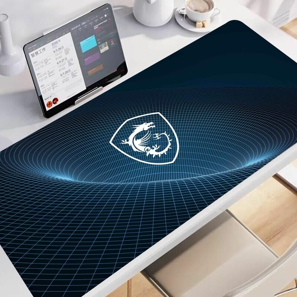 Аниме Msi коврик для мыши геймерская клавиатура аксессуары для рабочего стола