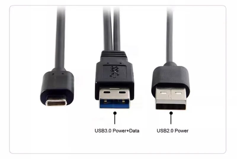 USB 2.0 Type-C Y кабель USB2-Type-C — фото 1