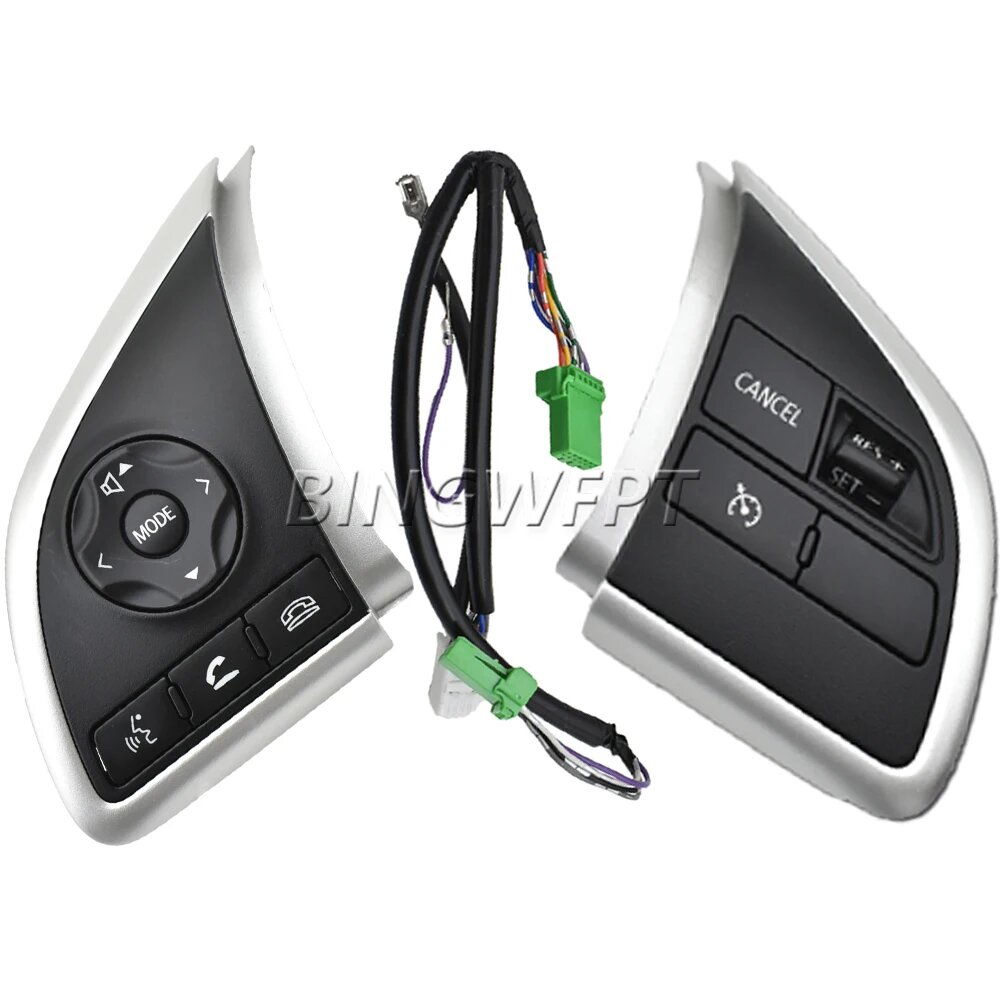 Кнопка управления аудио на руль для Mitsubishi Outlander 3 2013 - 2019 Xpander Eclipse Cross 2016 - 2019 Sliver