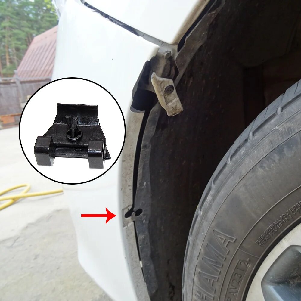 Для Lexus LX 570 2008 - 2012 2013 2014 Toyota Land Cruiser J200, фиксатор крышки бампера, вкладыша, клипса, брызговик, заклепка