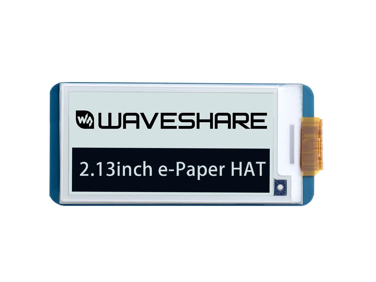 Экран электронной бумаги Waveshare V4, 2,13 дюйма, 250 × 122 пикселей, черный, белый, двухцветный, для Raspberry Pi Pico