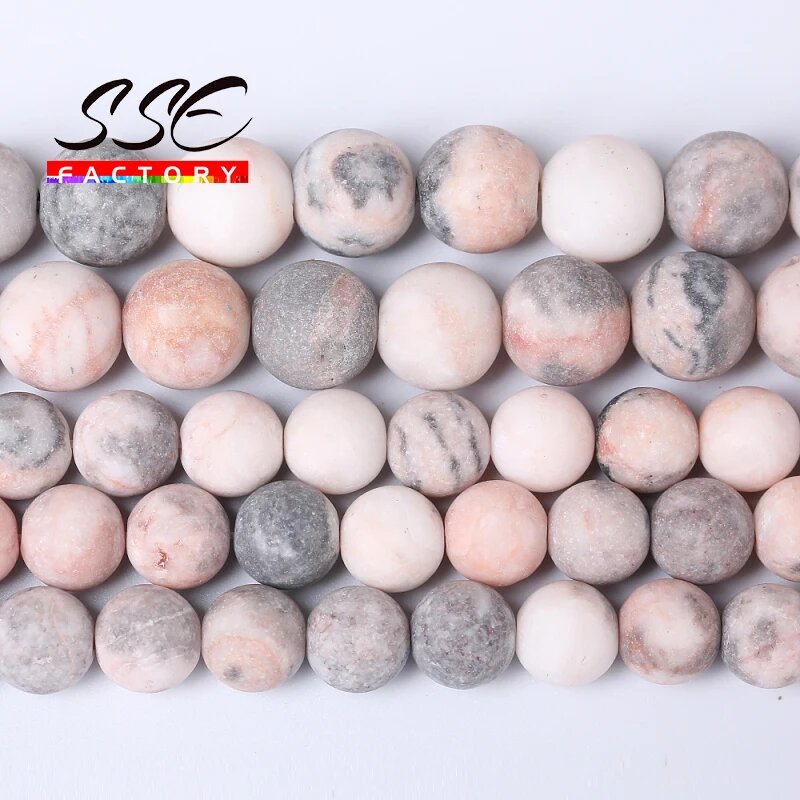 Розовые бусины из яшмы, 4 мм, 85-95 шт.