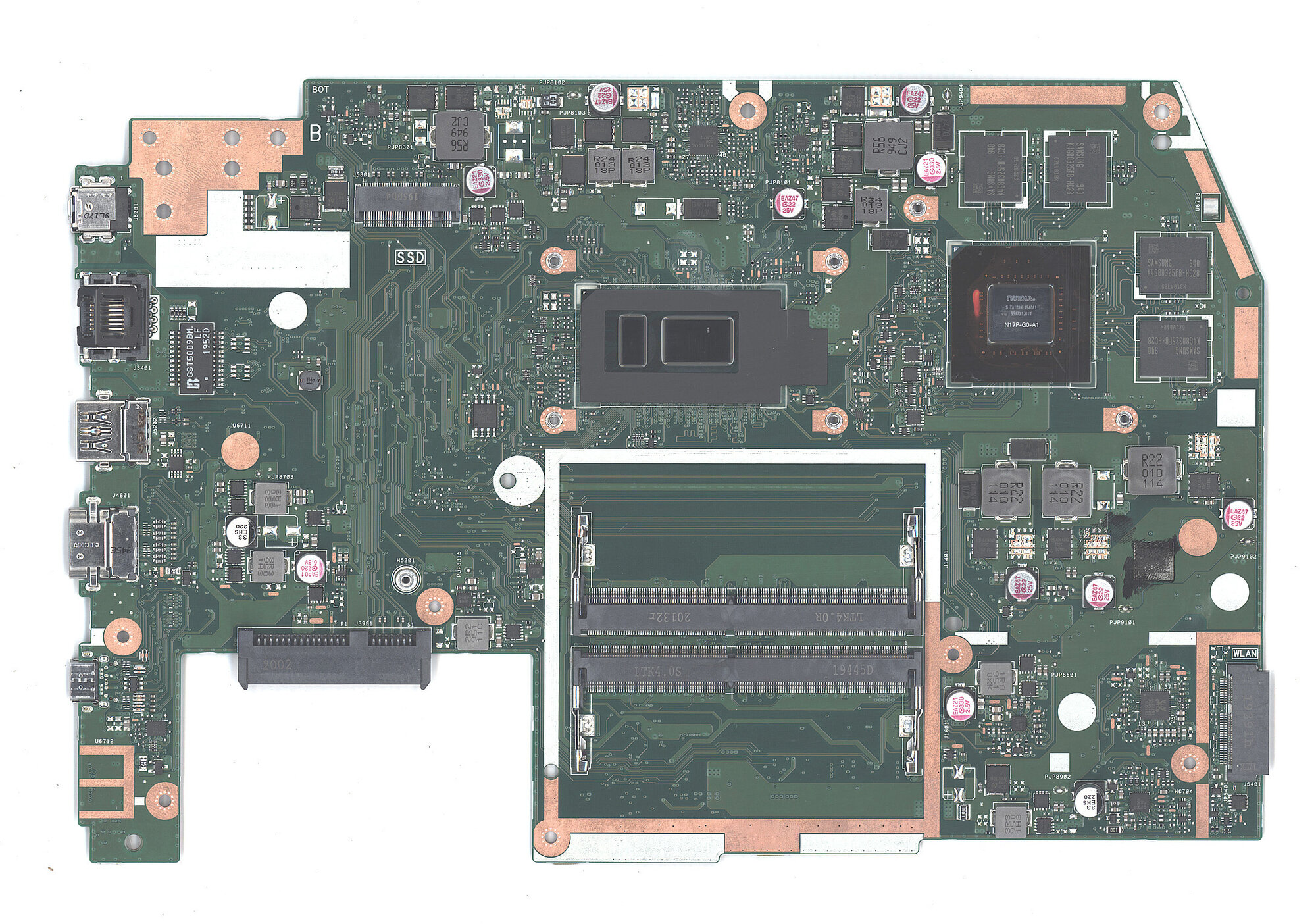 Материнская плата для Asus FX570UD i7-8550U SR3LC N17P-G0-A1 90NB0IX0-R00021
