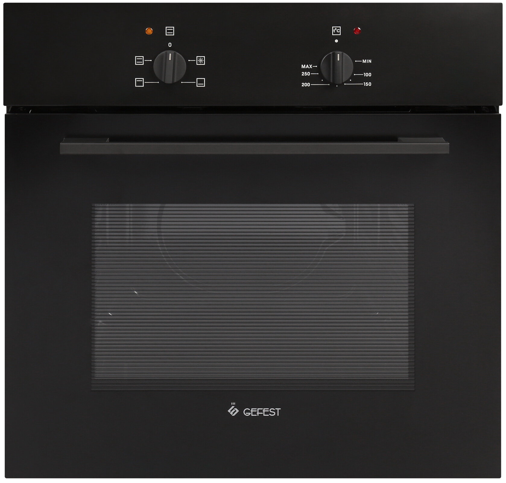 Электрический духовой шкаф Gefest ЭДВ ДА 602 К2 59 см, 57 л, черный