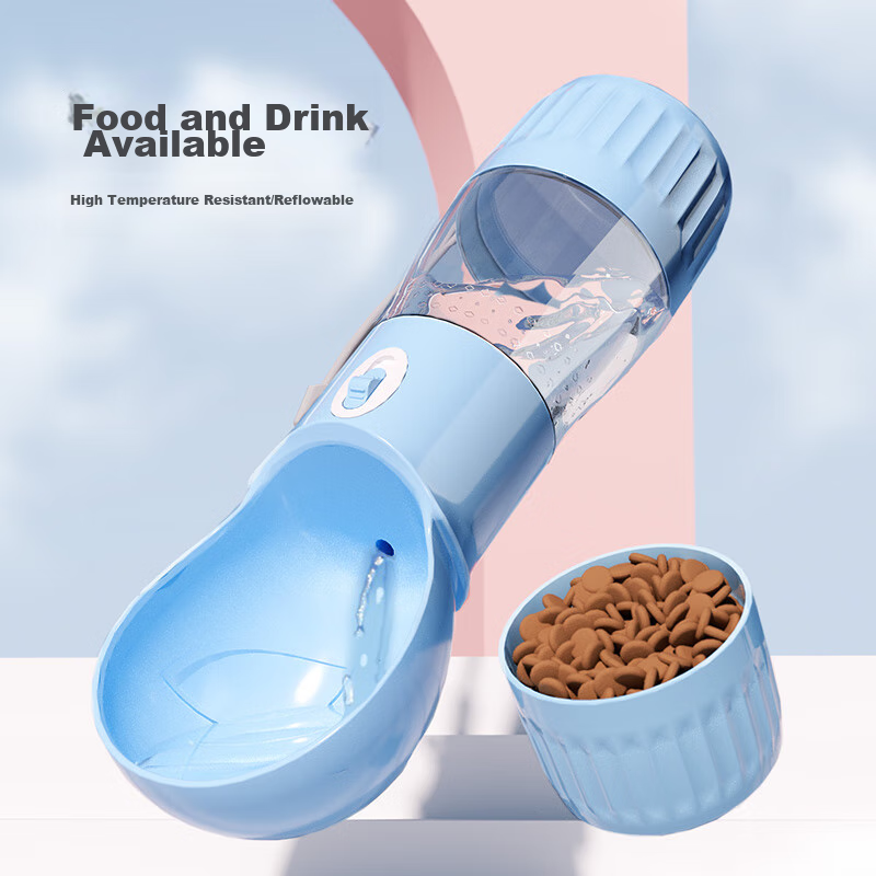 Hoopet Dog Outdoor Water Cup, Food And Water Bowl, Portable Pet Travel Cup, Water Dispenser, Outdoor Cat Drinking Fountain