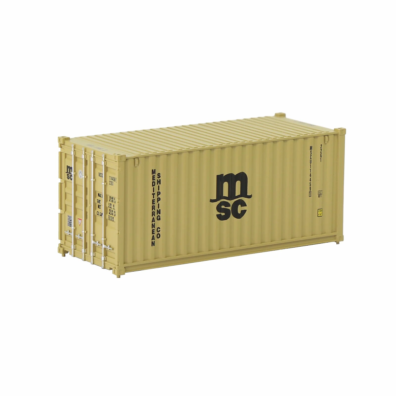 Контейнер 1:87 MSC, модель Evemodel