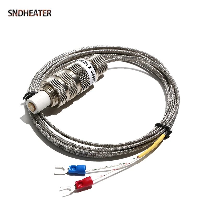 SNDHEATER K/E Тип M16 M20 Резьбовая термопара Термостат устойчивый к высоким температурам WREM-201/301 для машины для ламинирования пленки, E201 16mm Thread