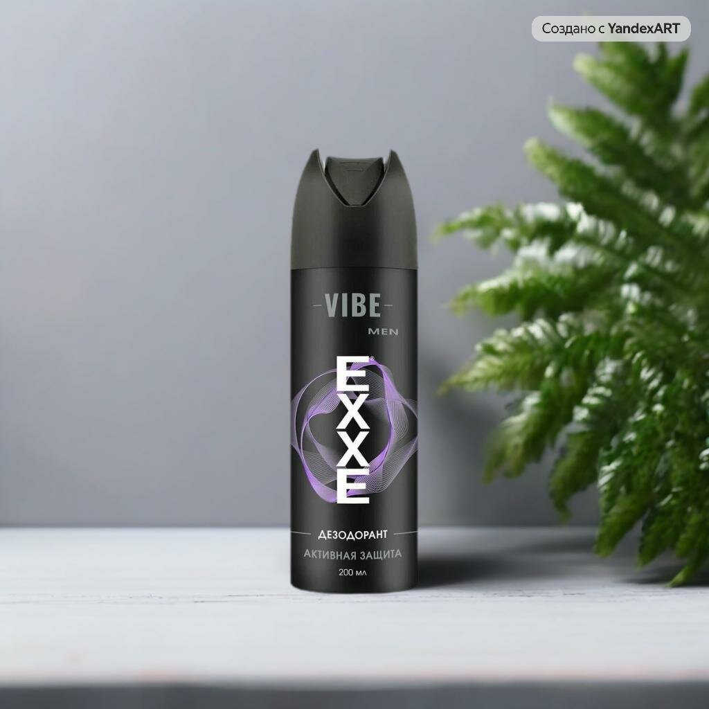 Дезодорант Exxe "Men Vibe", аэрозоль, древесный аромат, 200 мл