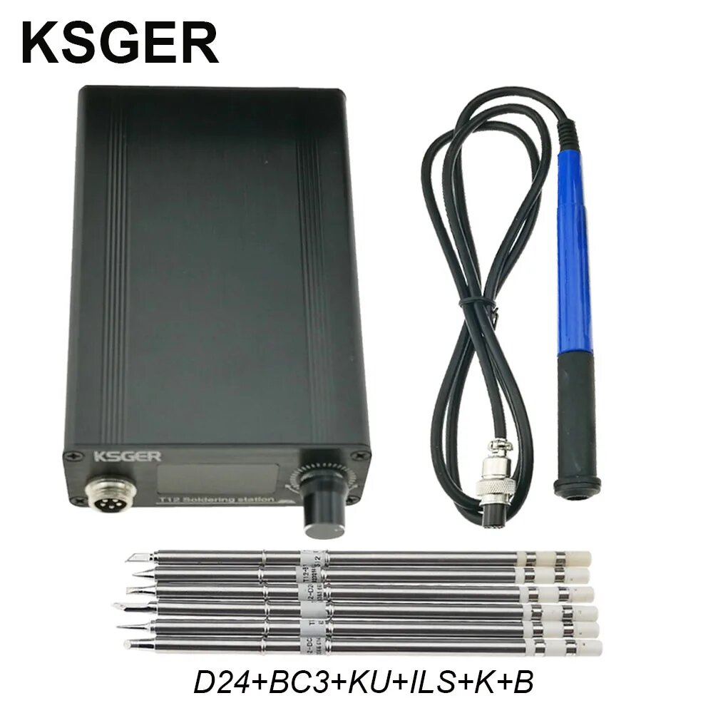 Паяльная станция KSGER T12 V2.1S Set 7