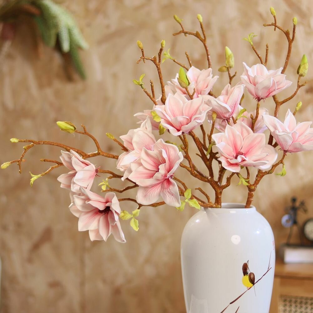 Искусственная магнолия ветки для декора