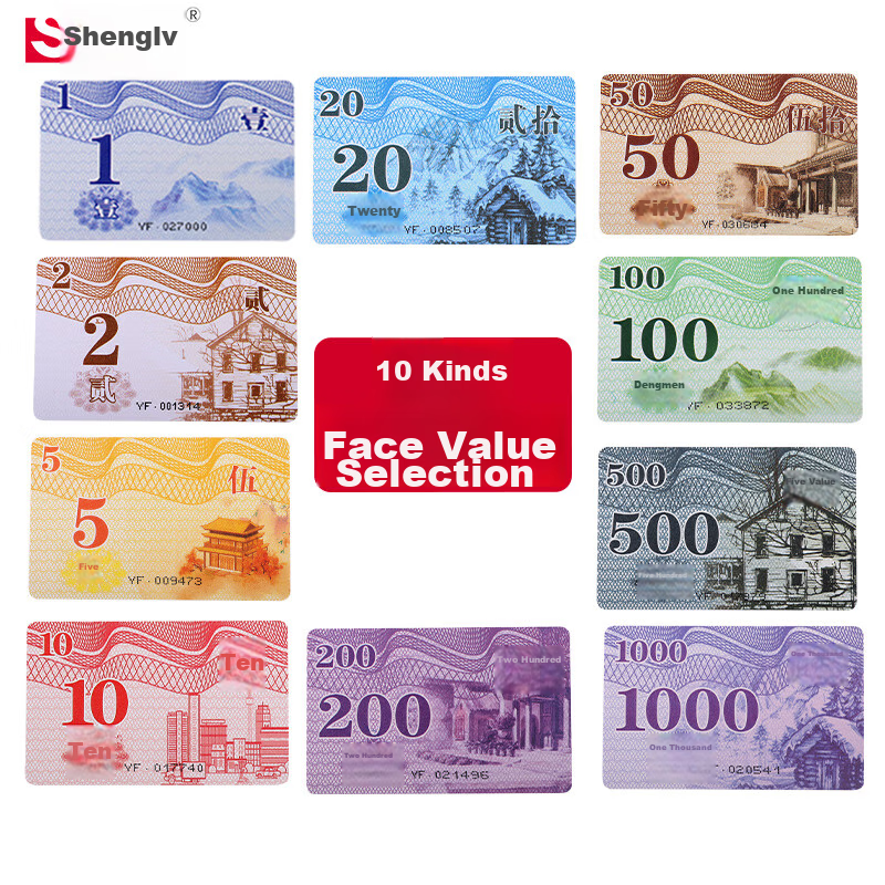 Shenglv Poker Chips, Card Game Chips, Mahjong Chips, Card Game Chips, Specially Designed for Card Rooms, Waterproof, Thickened, 40 Pieces, Face Value 20