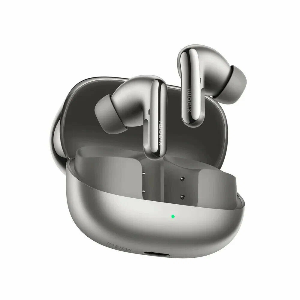 Беспроводные наушники Xiaomi Buds 5 Pro, серебристый, Global версия