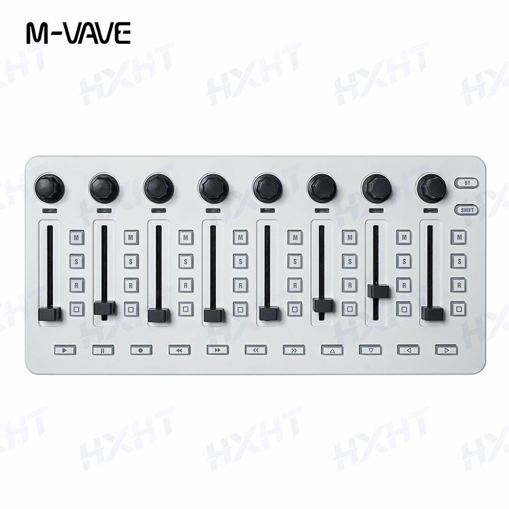M-VAVE SMC-Mixer Беспроводной MIDI-контроллер Микшерная консоль 8 Encode