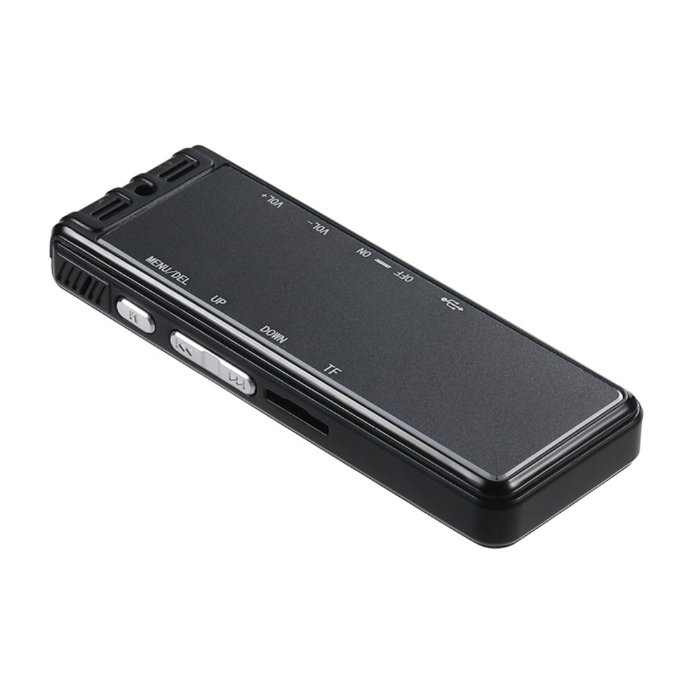 Диктофон 64G, MP3-плеер, запись HD, защита паролем, USB-зарядка