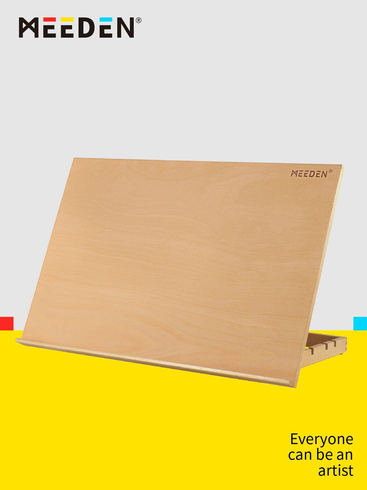 Настольный мольберт MEEDEN "Extra Large", 51x76см, портативный, складной, из бука