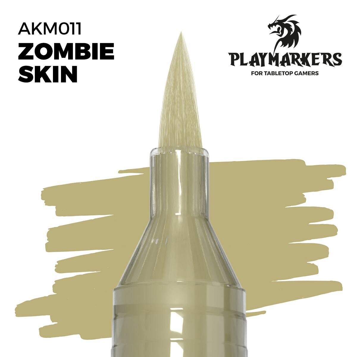 Маркер-кисть AK Playmarker - Zombie Skin AKM011
