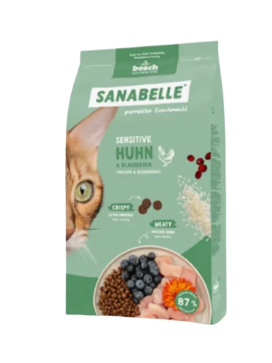 Корм сухой для кошек с чувствительным пищеварением 8кг