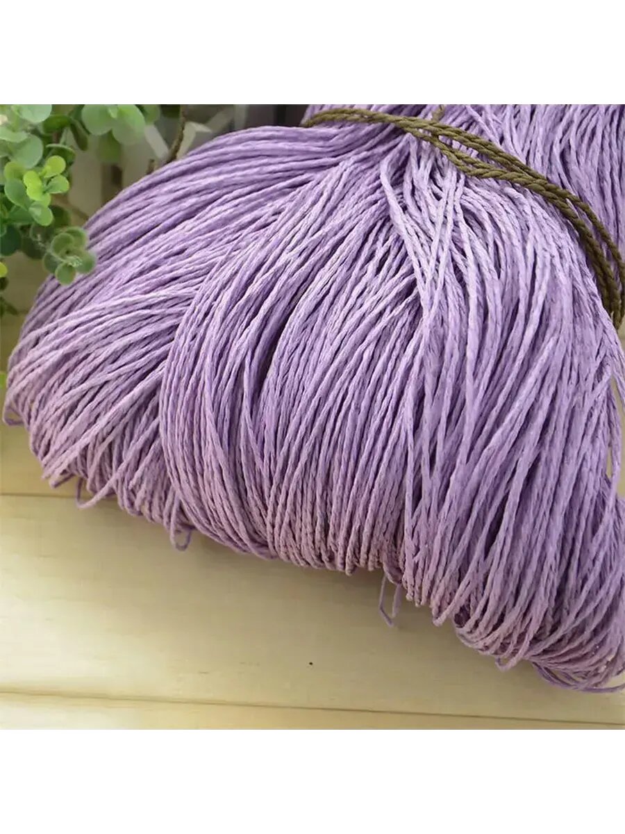 Натуральная пряжа из рафии (ротанг) (500 г)