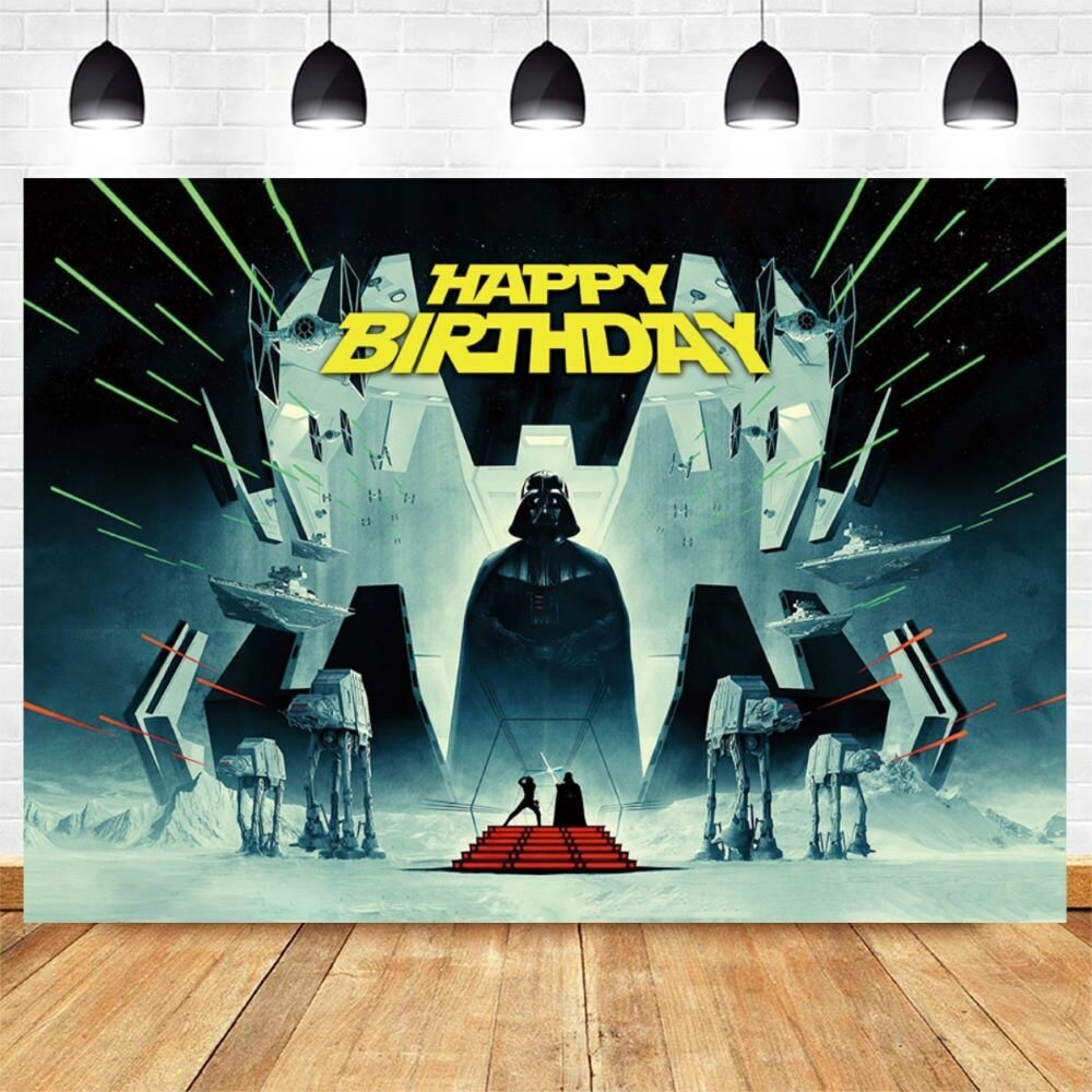 Звёздные войны Фоновые баннеры, Star Wars флаг праздничной вечеринки,180X110CM