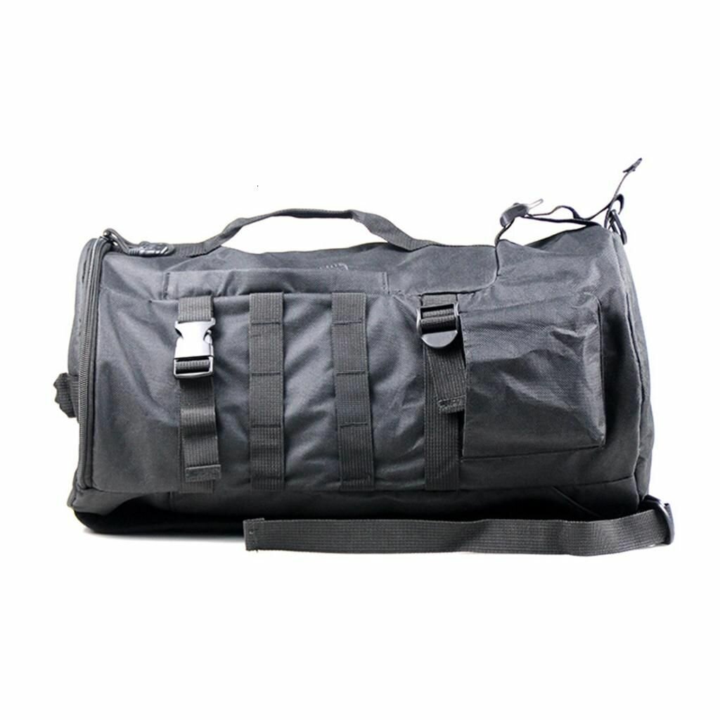 Рюкзак для рыбалки с держателем удочек, Черный