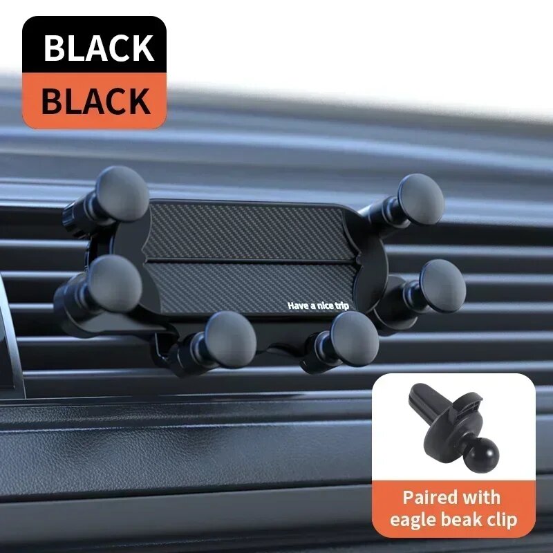 Автомобильный держатель для телефона на вентиляционное отверстие Автомобильный держатель для сотового телефона на вентиляционное отверстие автомобильная подставка с автоблокировкой для сотового телефона 4-7 дюймов