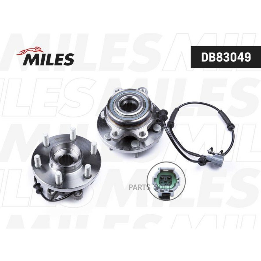 DB83049 MILES Ступица с подшипником передняя MILES DB83049 | цена за 1 шт