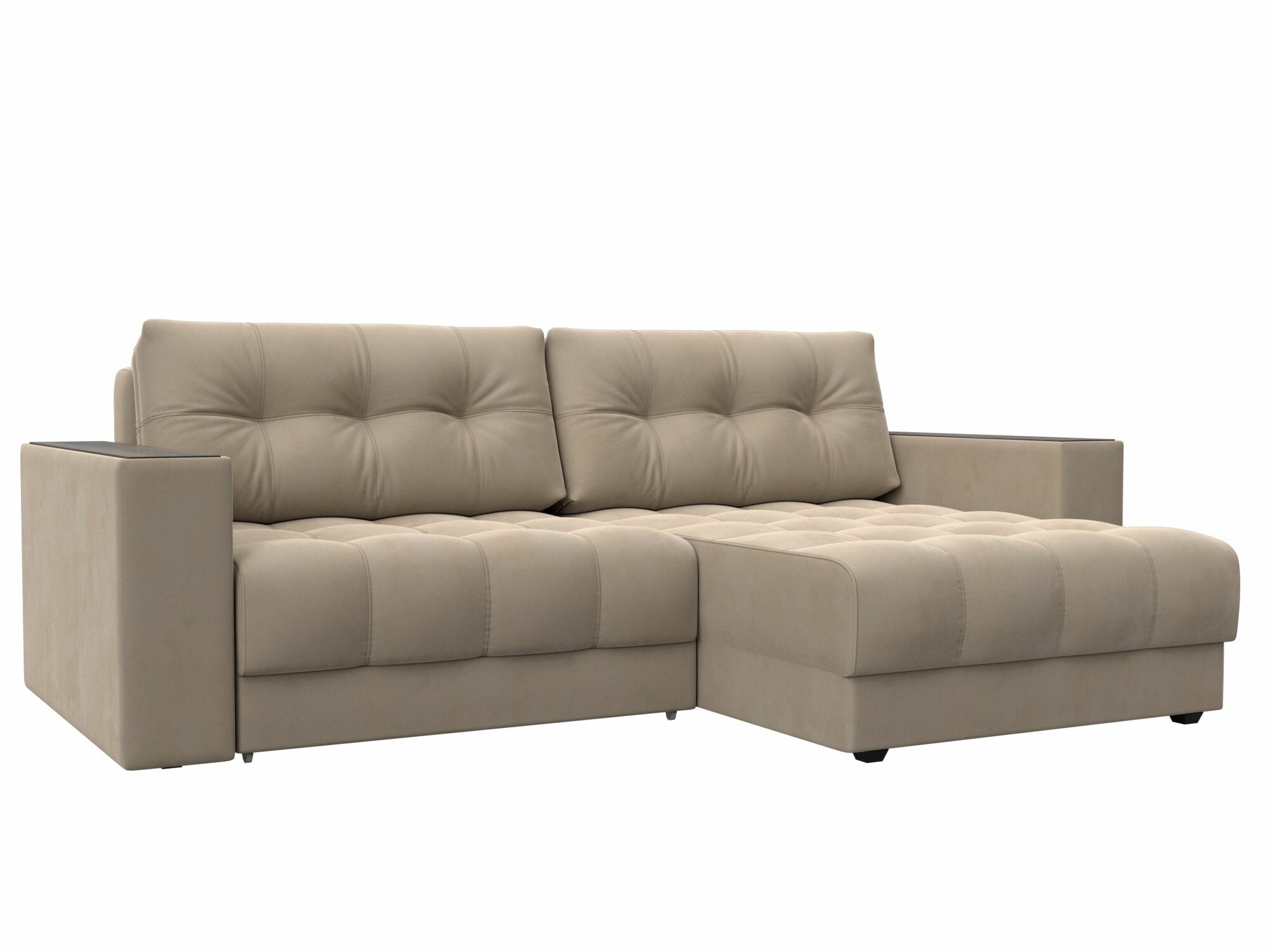 Диван угловой с декором Бруно НПБ, Велюр