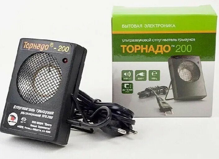 Отпугиватель мышей и крыс Торнадо 200