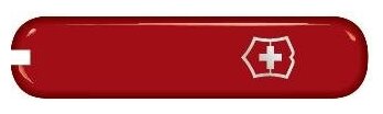 Передняя накладка для ножей VICTORINOX 74 мм, пластиковая, красная, C.6500.3.10