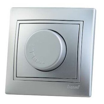 Светорегулятор СП 1000Вт Мира метал. сер. LEZARD 701-1010-157 (1 шт.)