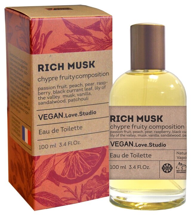 Туалетная вода женская Vegan Love Studio Rich Musk, 100мл