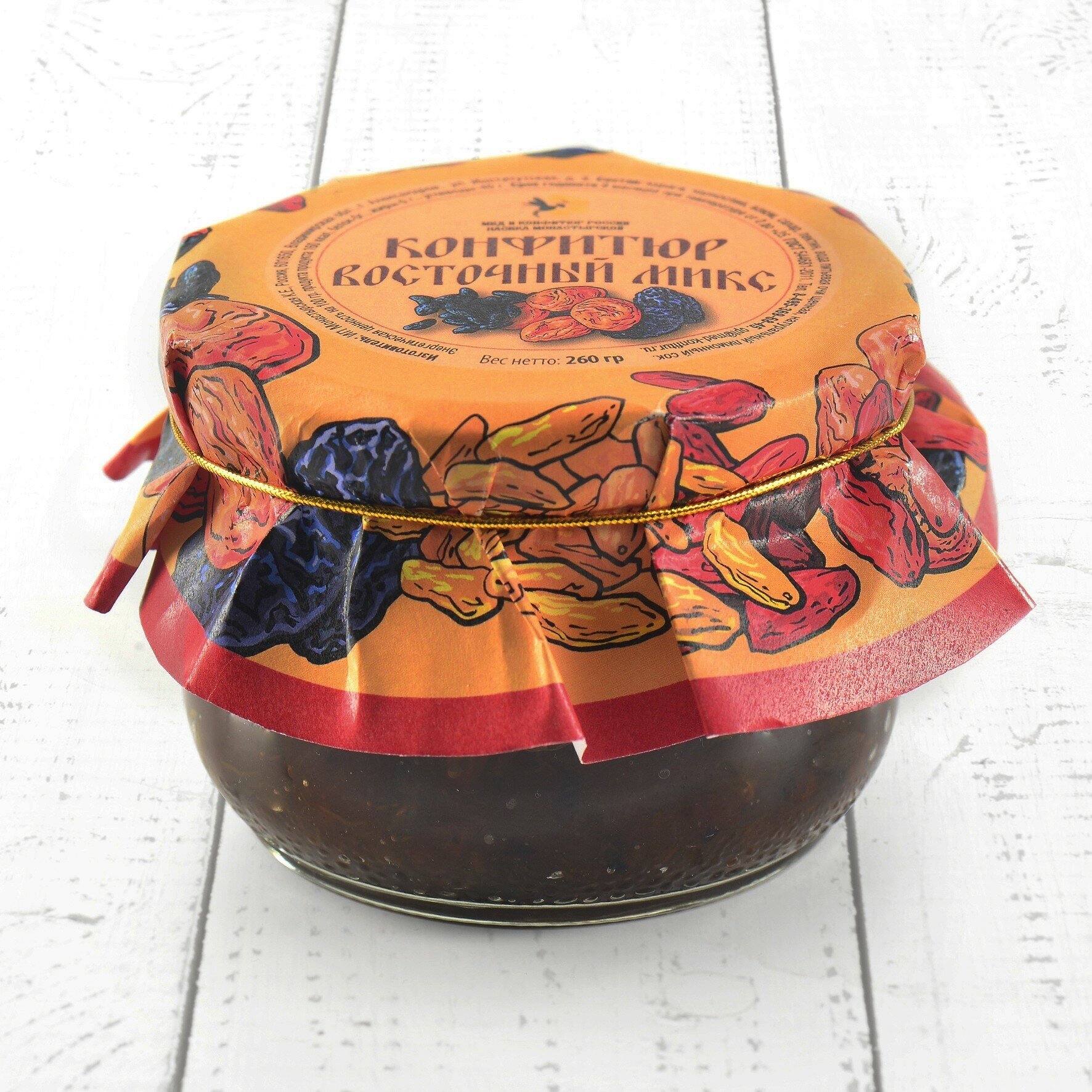 Конфитюр восточный микс (курага, чернослив, изюм) "Русский стиль" 260 гр.