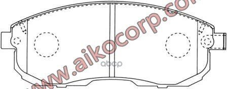 Колодки тормозные передние Nissan Skyline/Avenir/Teana/Tiida/Juke 01-, Suzuki SX-4 06- AIKO арт. PF2201