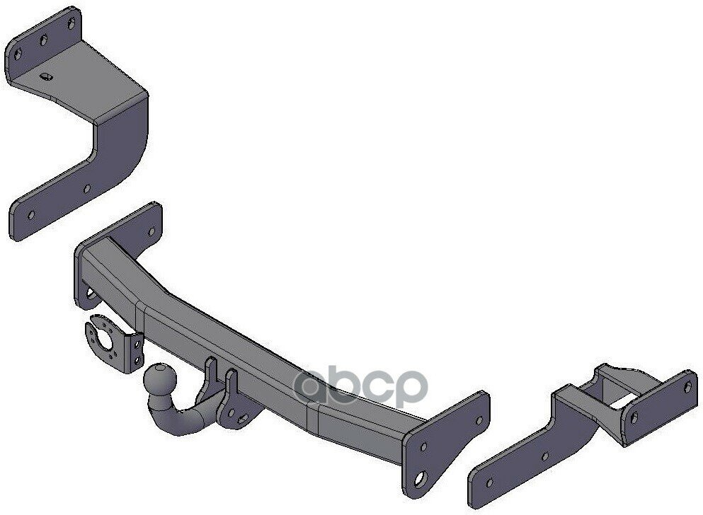 Фаркоп Mitsubishi Pajero Sport 2008-2016, 2016-2021 крепление шара на двух болтах трейлер арт. 7150