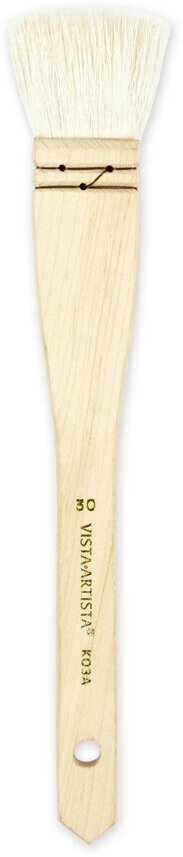 VISTA-ARTISTA Hake 8320F-30 козья кисть флейц короткая ручка №30 для живописи