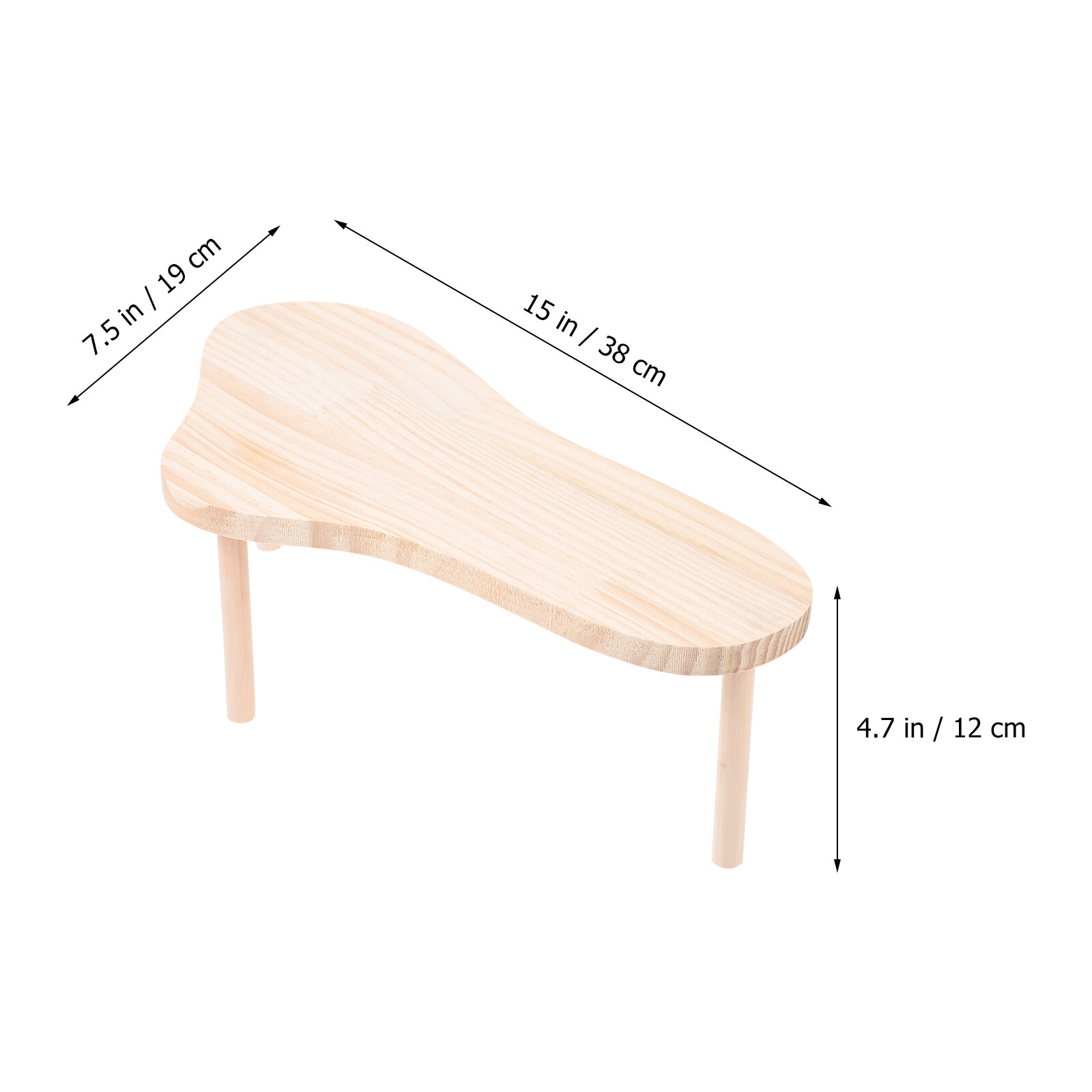 Игровая Платформа Для Хомячков Из Выбранной Древесины Размер 38X19X12Cm С Поддержкой Для Развития Баланса И Координации