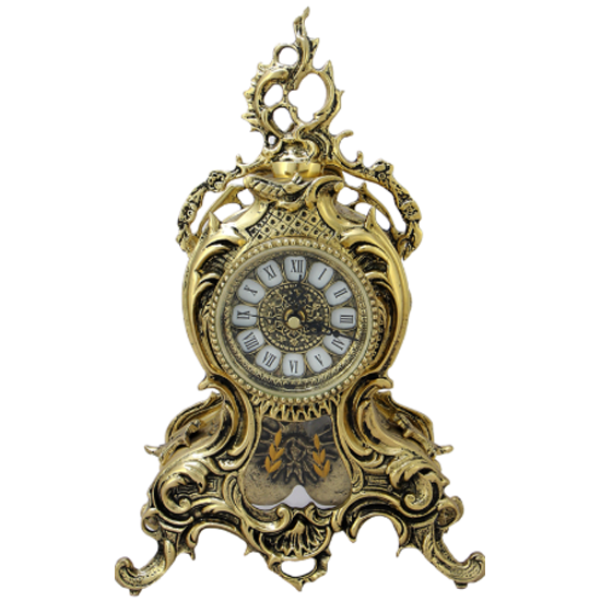 Каминные часы Belo DE Bronze Ласу с маятником, золото BP-27094-D