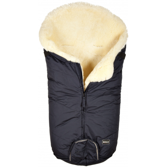 Конверт из стриженой овчины Bozz , синий\натуральный