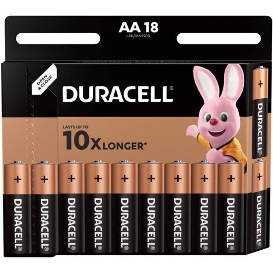 Элемент питания Duracell Basic LR6-18BL AA бл 18
