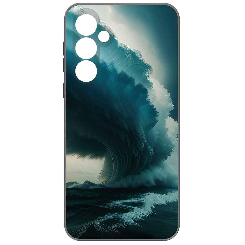 Чехол-накладка Krutoff Soft Case Торнадо для Samsung Galaxy S23 FE черный