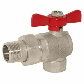 Кран шаровой "американка" угловой 3/4Д