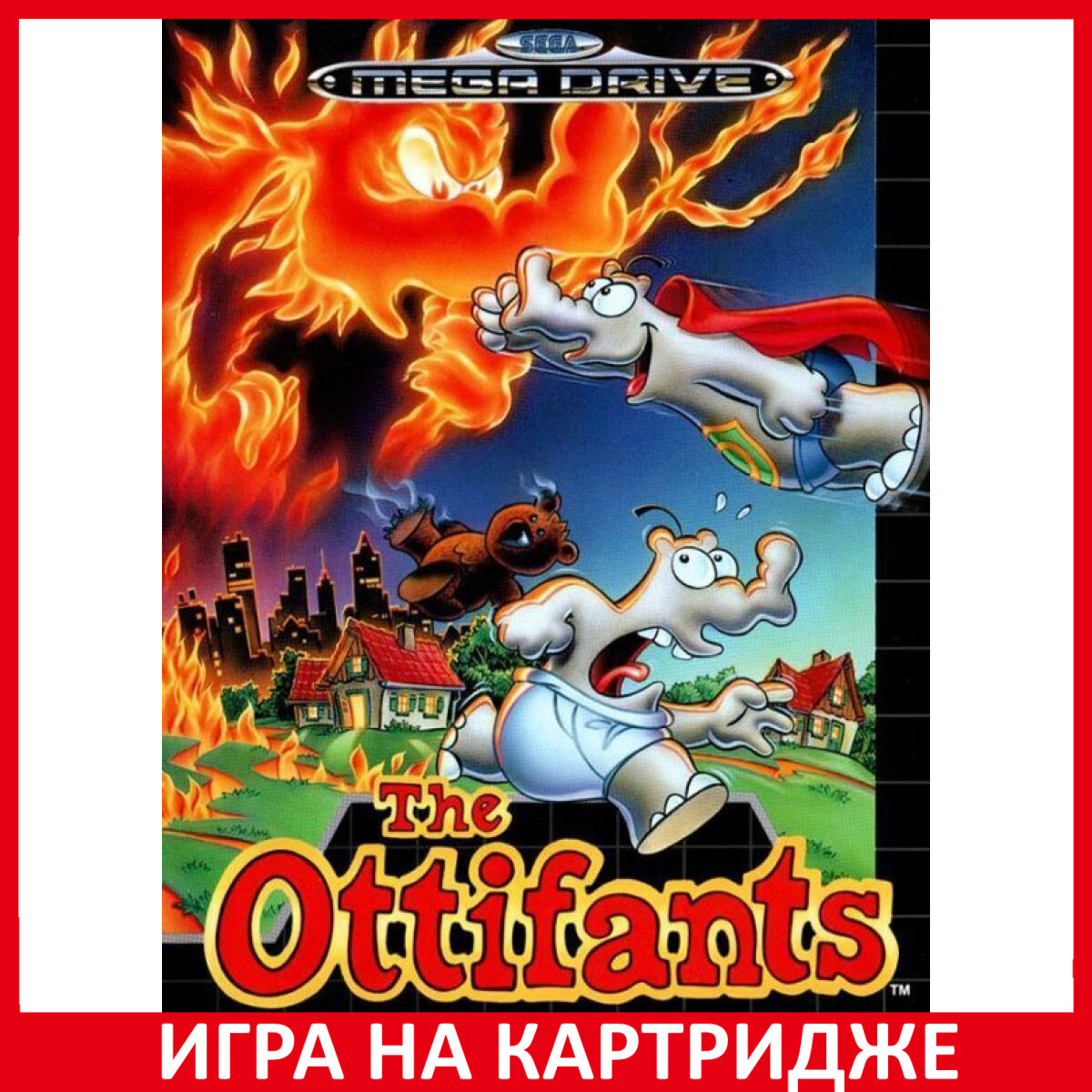 Игра Ottifants 16 bit Картридж для Sega