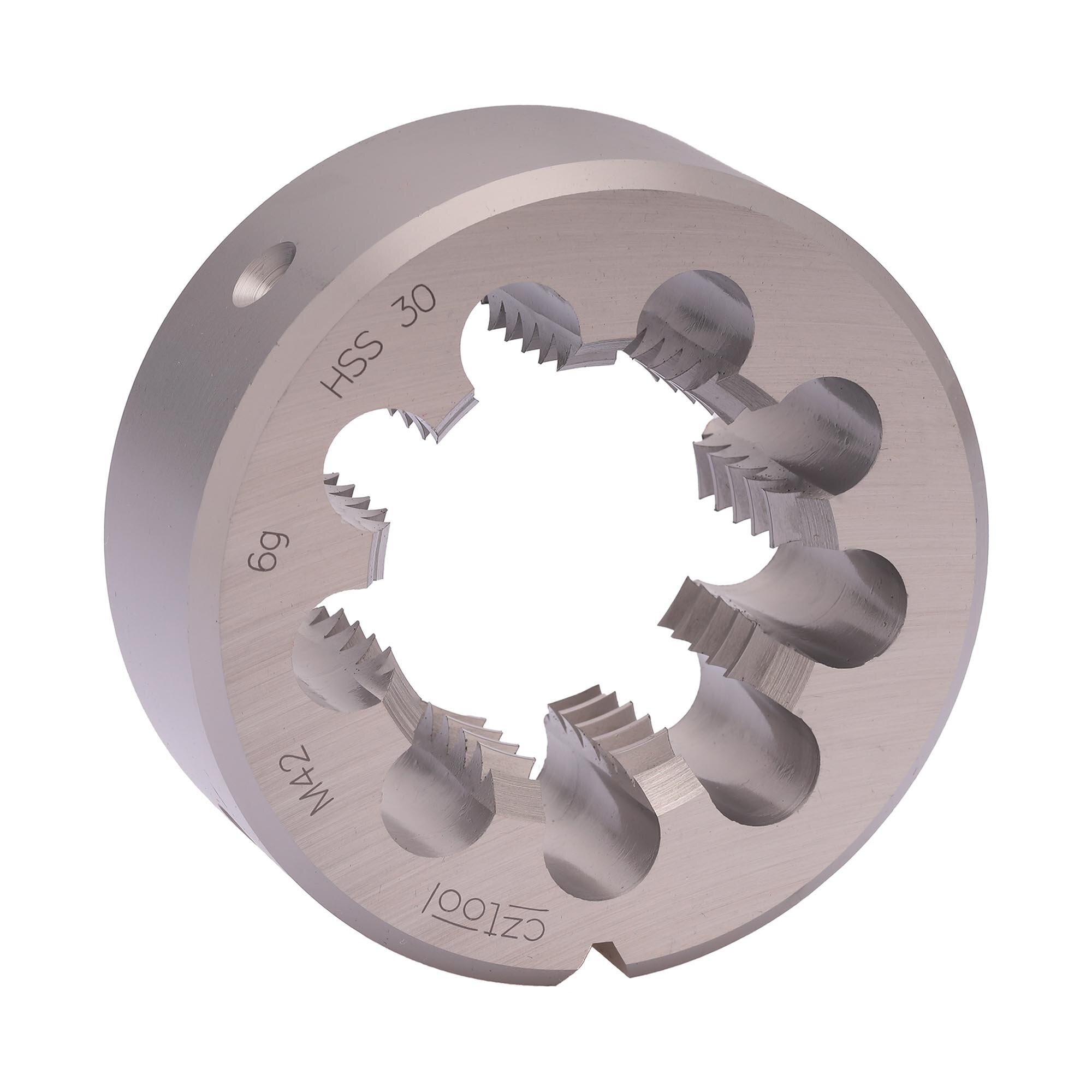 Плашка М42х4,5 DINEN22568 HSS 6g 75х30мм Bucovice(CzTool) 240420