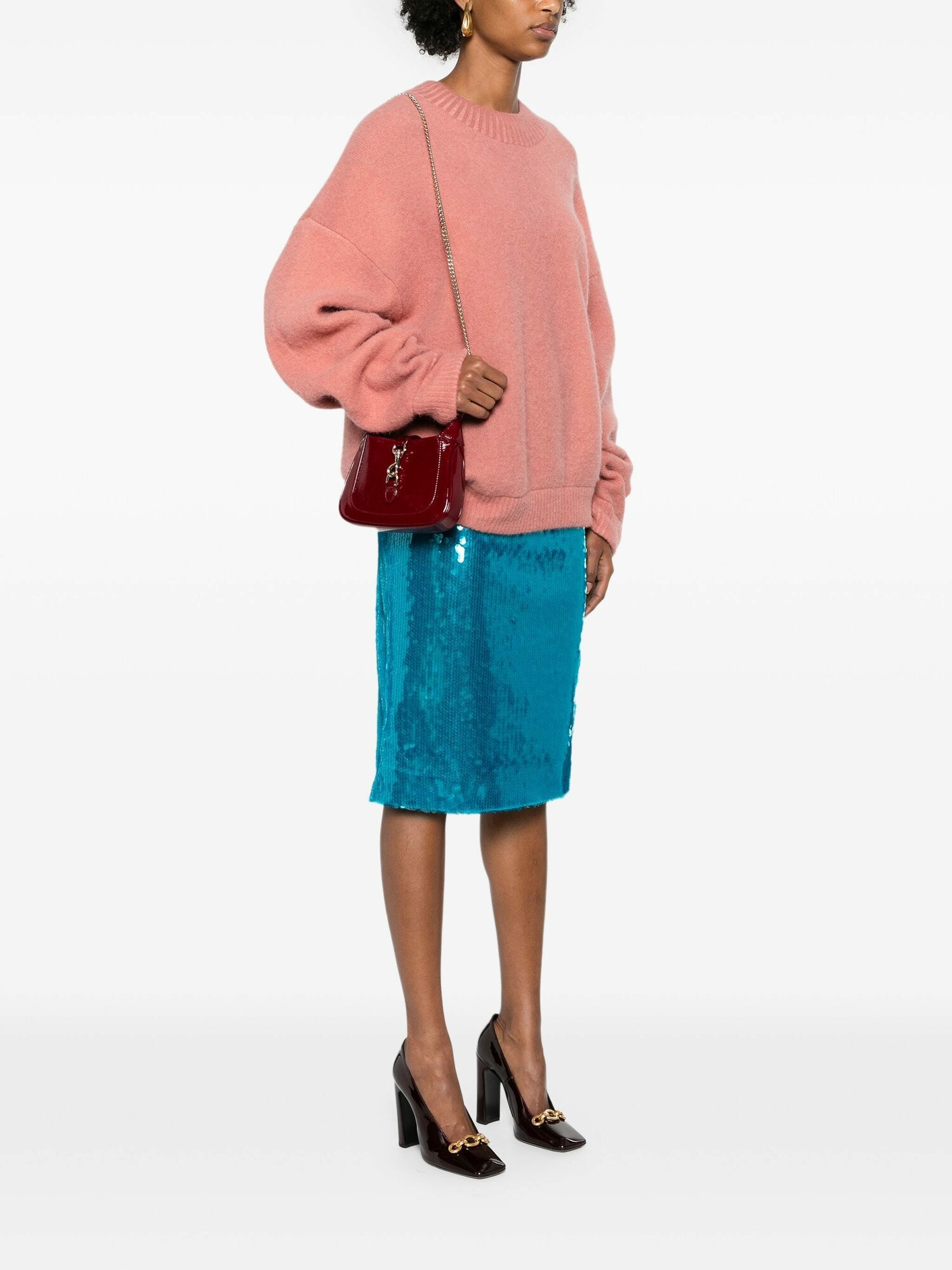 Сумка GUCCI Jackie Notte, red — фото 1