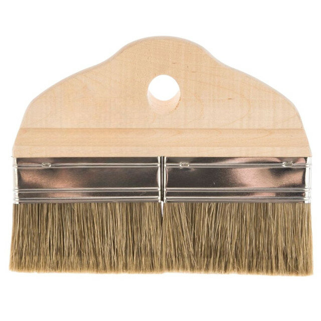 КЛ плоская лакировочная кисть со смешанной щетиной 200 мм, арт. КЛ-200-D5 для дерева