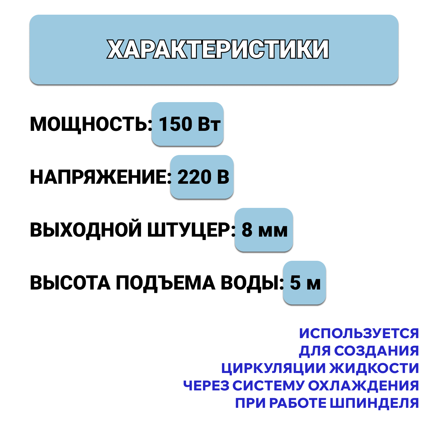 Водяная помпа 150 Вт — фото 1