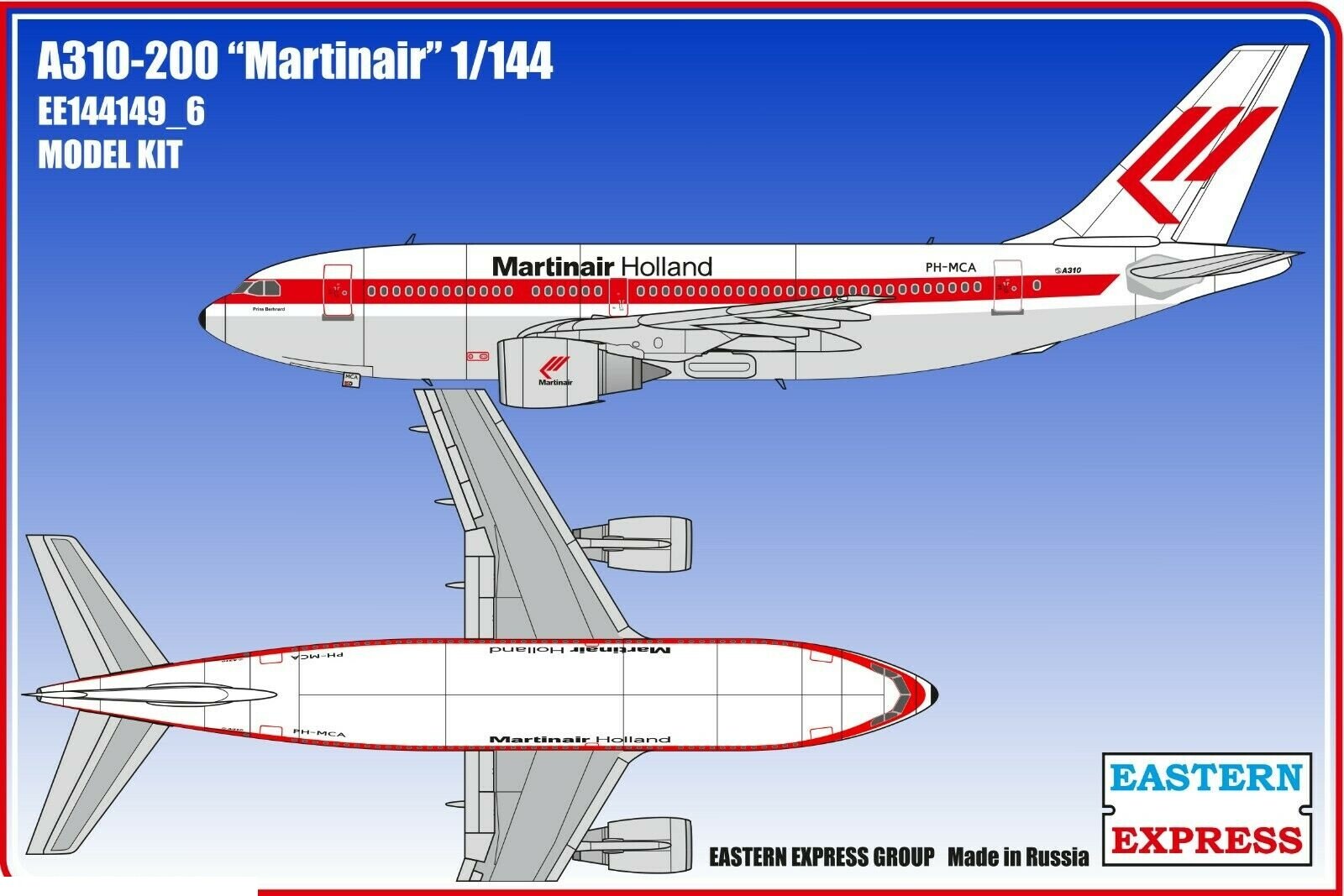 ЕЕ144149_6 Авиалайнер А310-200 Martin Air