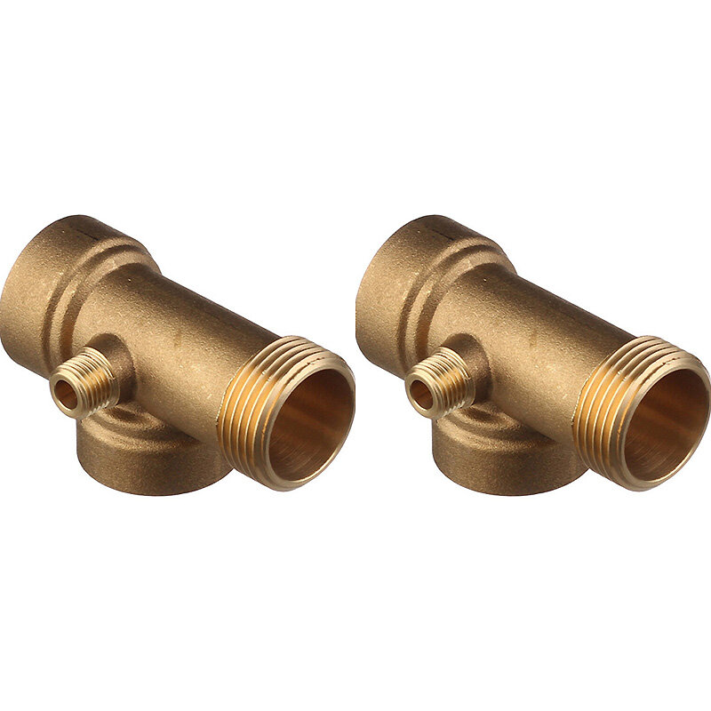 Соединитель для насоса 1 ВР(г) х 1 НР(ш) х 1 ВР(г) х 1/4 НР(ш) четырехходовой (2 шт.)