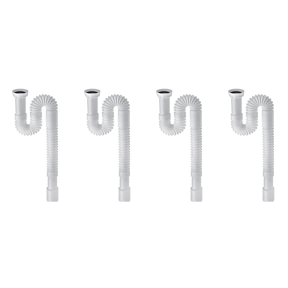 Сифон для раковины 1 1/4х32 мм без выпуска с соединением 32/40 мм (4 шт.)