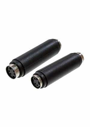 2-320, переходник MINI DIN 4 pin(S-VHS)гнездо - MINI DIN 4 pin(S-VHS)гнездо пластик (3 шт.)